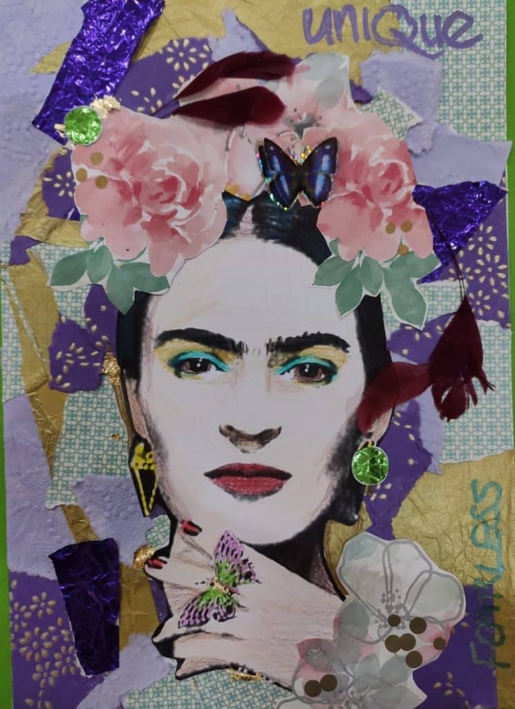 Me Time - Frida Kahlo Collage Workshop • Inspiring Healthy Lifestyles